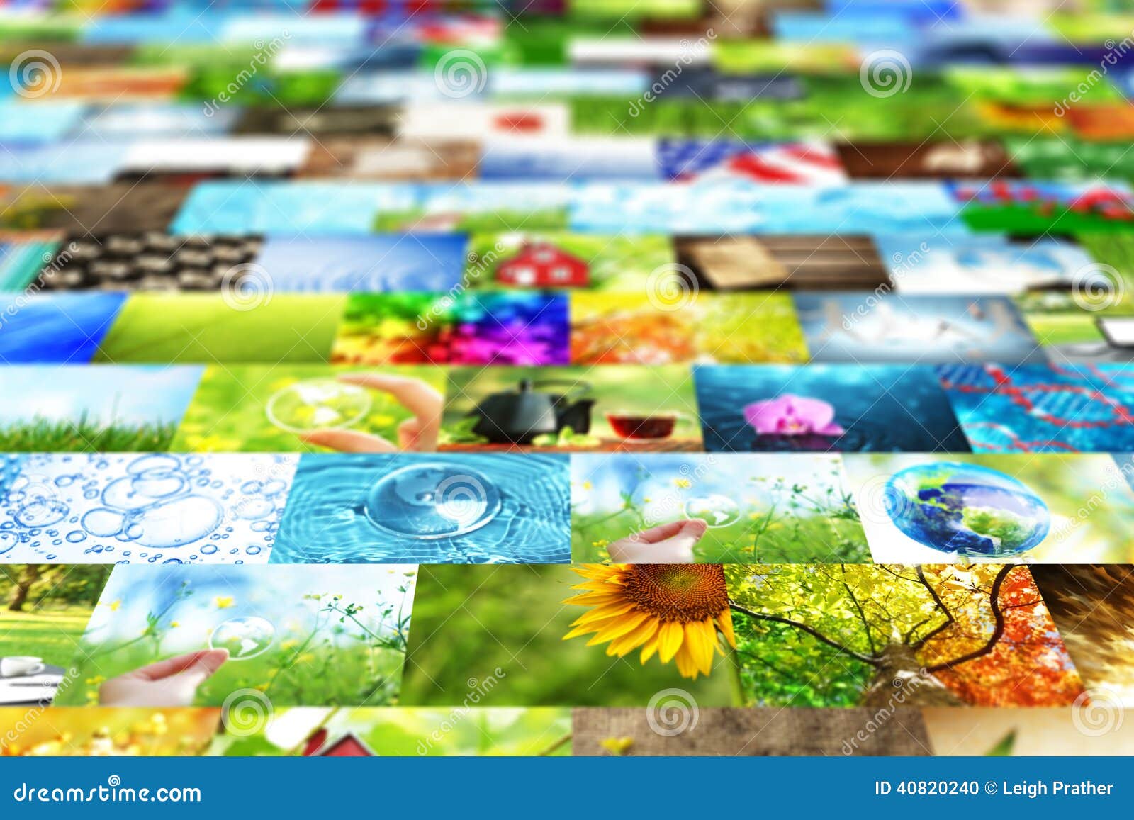 Collage of Images Background Stock Photo - Image of background ...