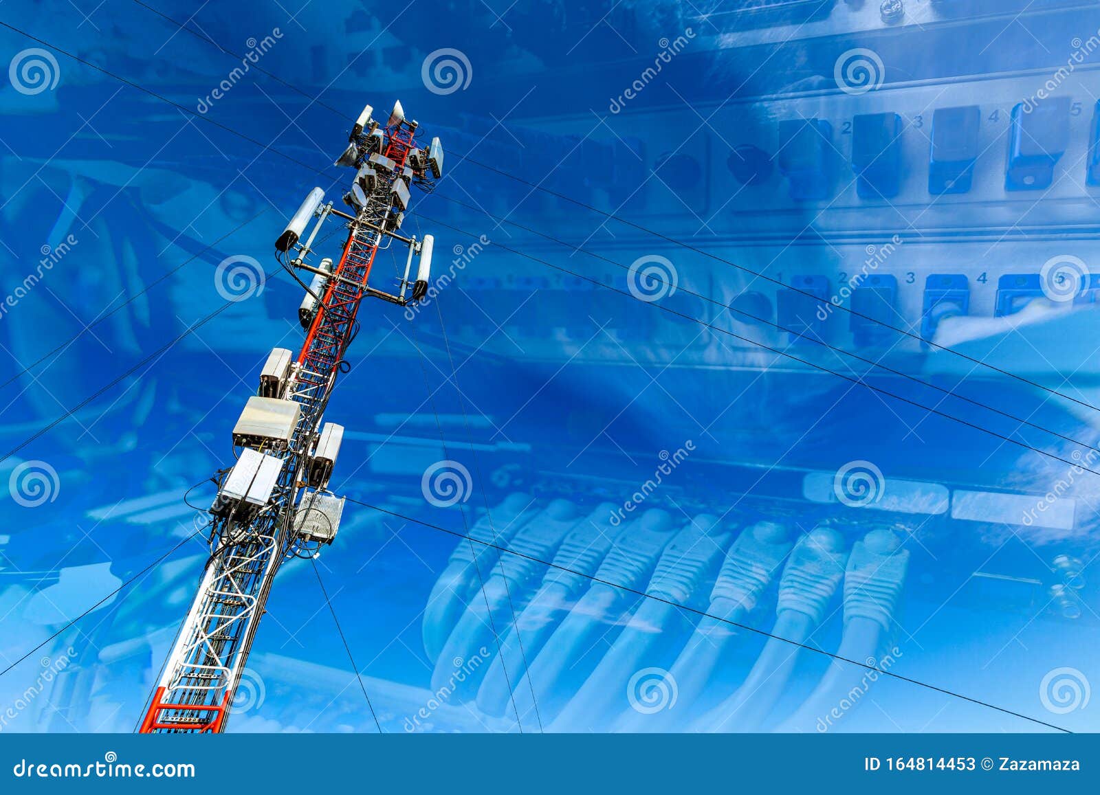 Collage of Internet, Communications and Network Equipment with Pictures ...