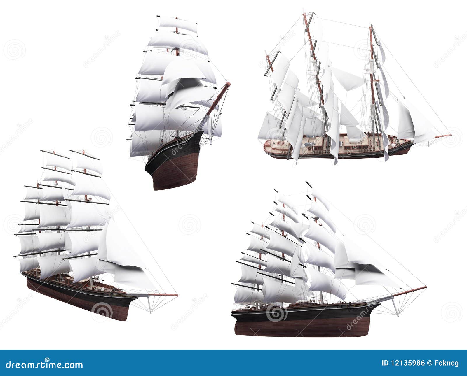 Collage of isolated boat stock illustration. Illustration of ship ...