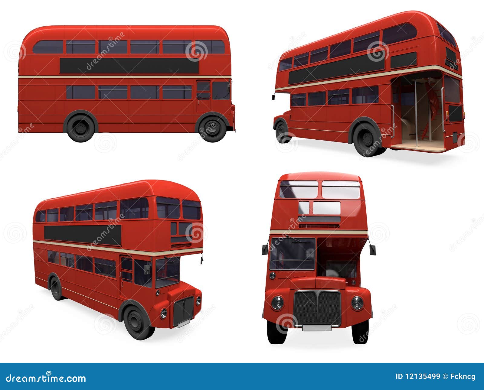 Collage of isolated bus stock illustration. Illustration of tourism ...