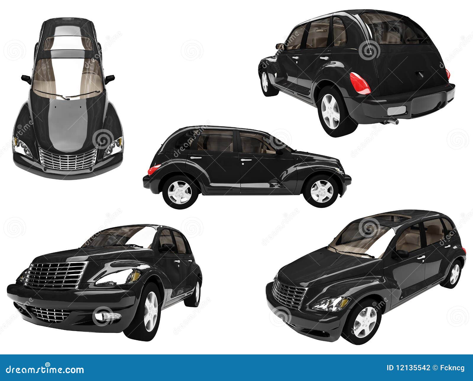 Collage of isolated car stock illustration. Illustration of cruiser ...