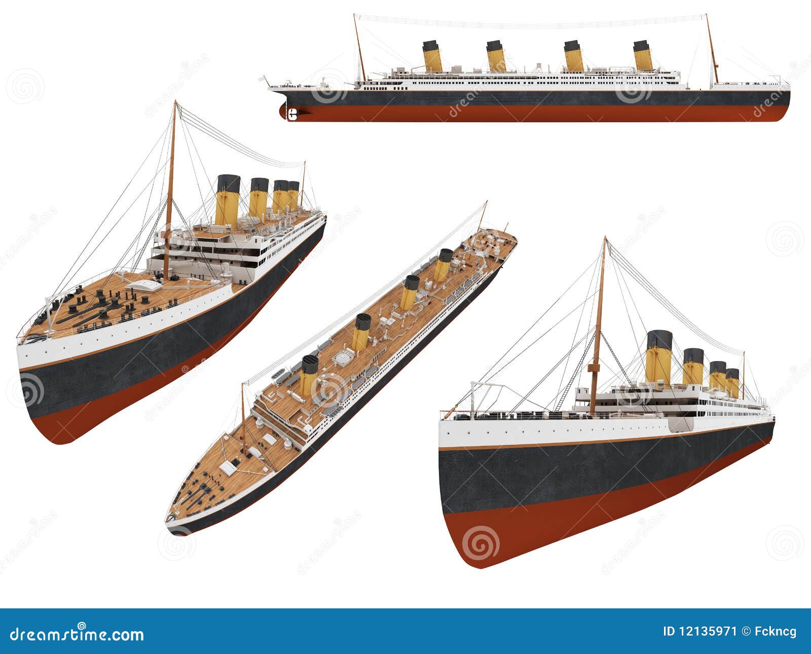 Collage of isolated ship stock illustration. Illustration of powerboat ...