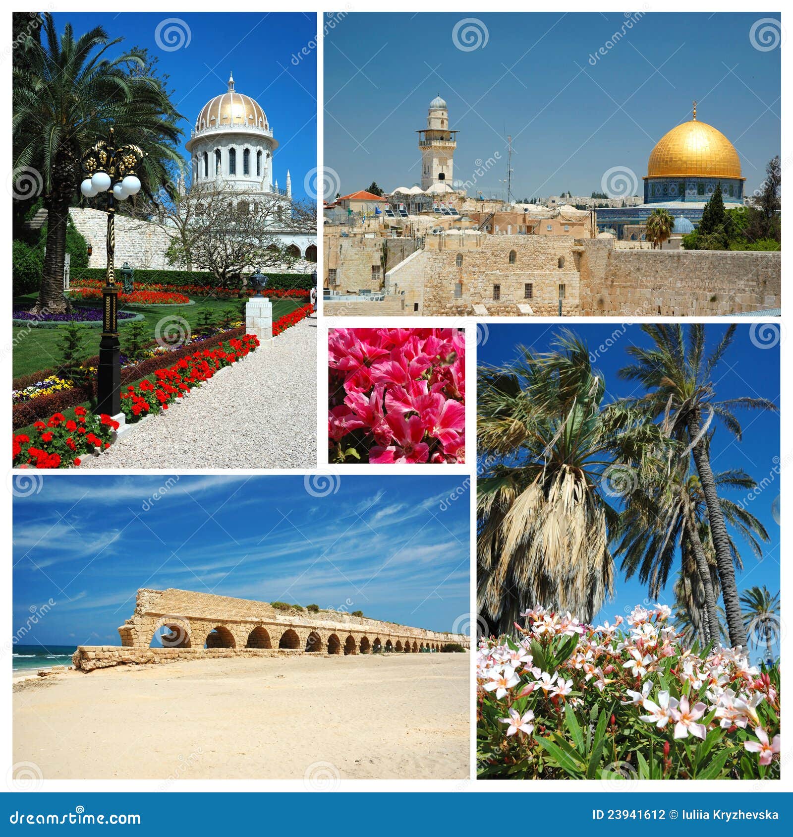 Collage Of Israel Landmarks Royalty-Free Stock Image | CartoonDealer ...