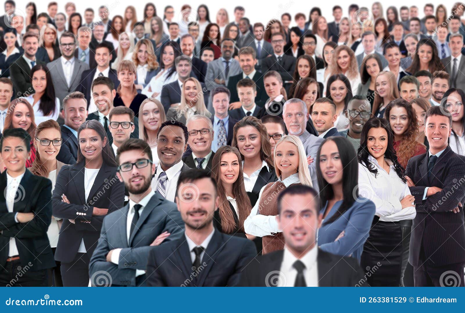 Collage of a Large Group of Face Stock Image - Image of cooperation ...