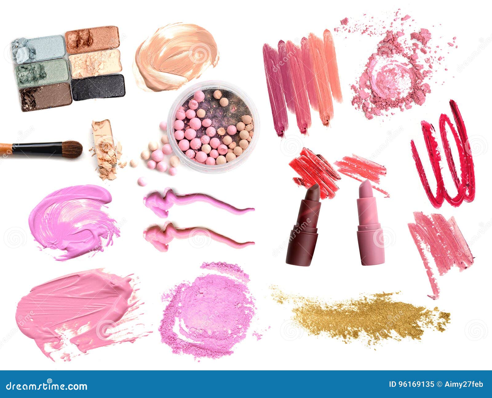 Makeup Collage Background