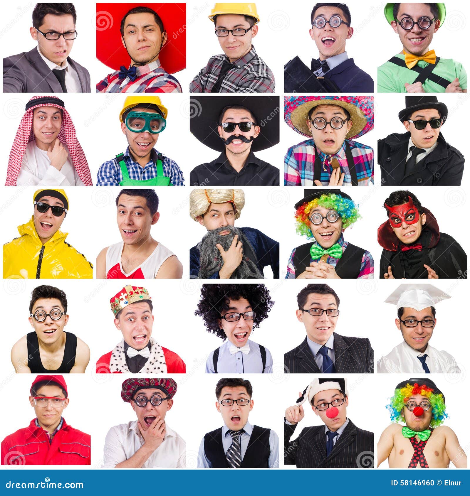 Collage of many faces stock photo. Image of head, collage - 58146960