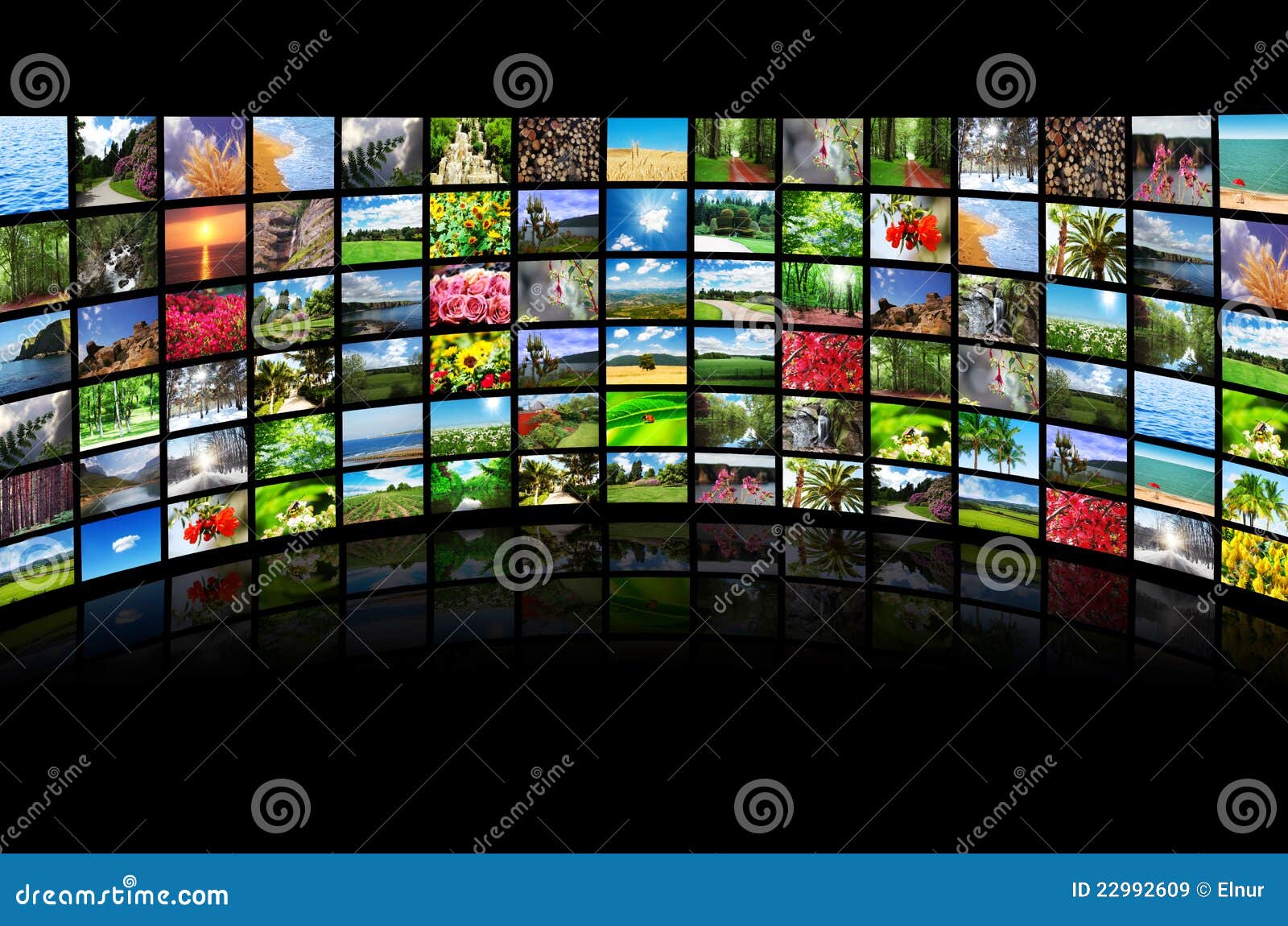 Collage of many photos stock image. Image of bunch, collection - 22992609