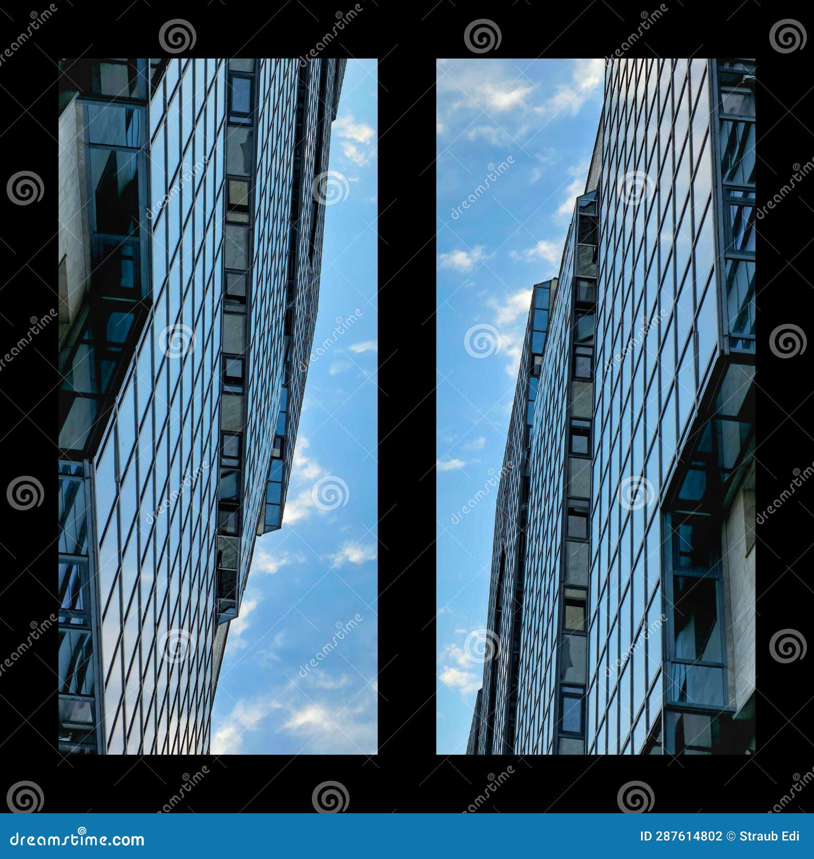 Collage of Modern Buildings in Bucharest Stock Photo - Image of ...