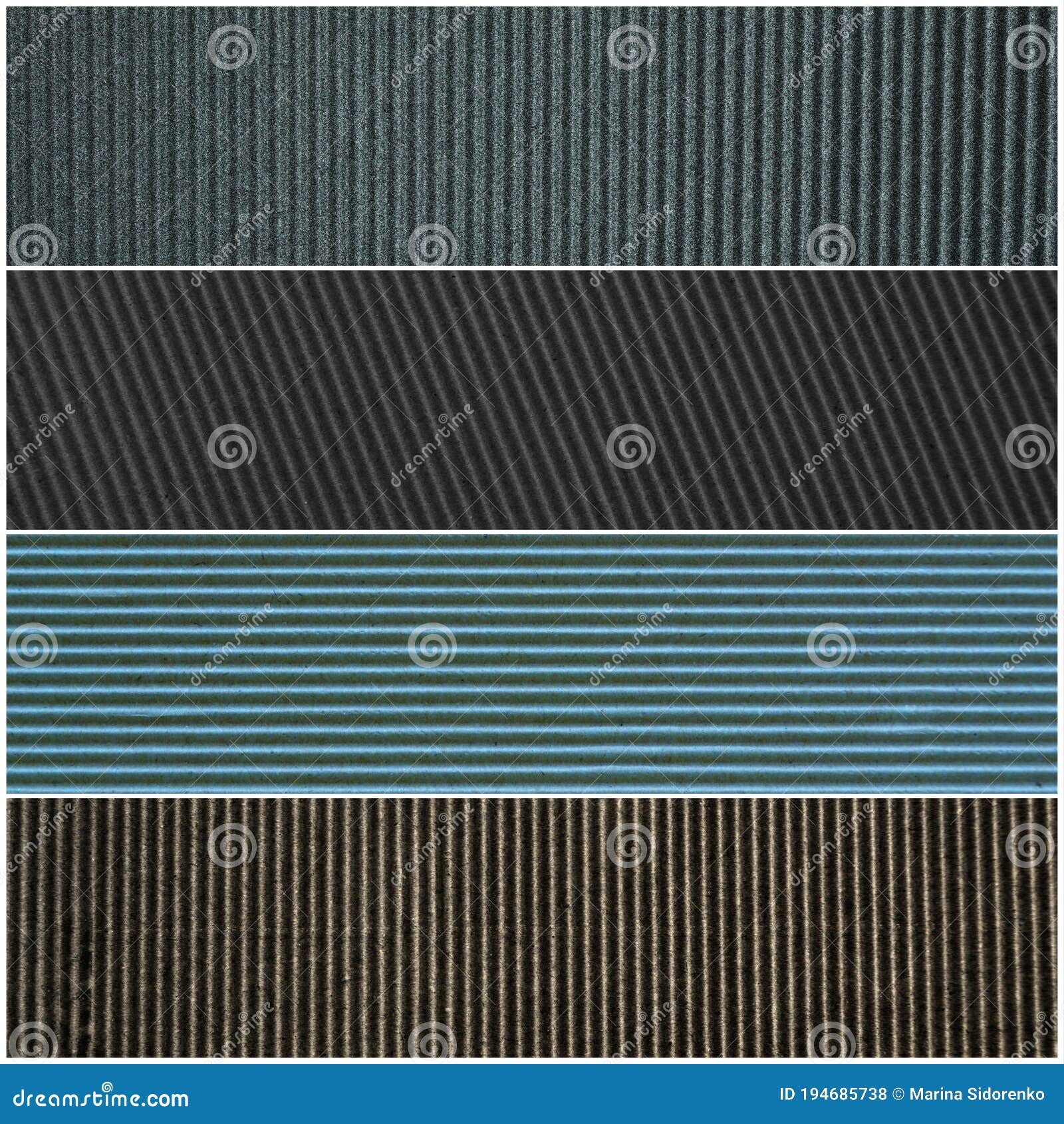 Collage Of Striped Wood Texture Royalty-Free Stock Photo ...