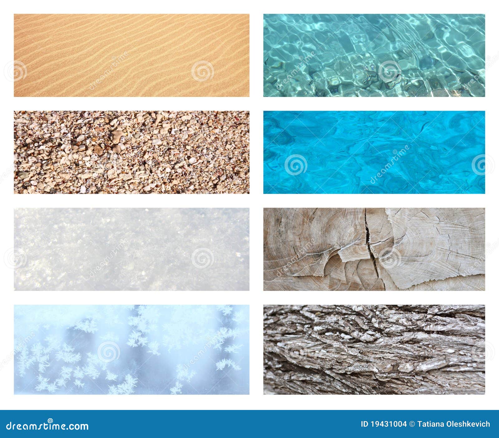 Collage with Nature Texture Stock Photo - Image of shore, beige: 19431004