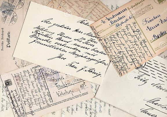 Collage of old letters stock photo. Image of retro, letter - 3297124
