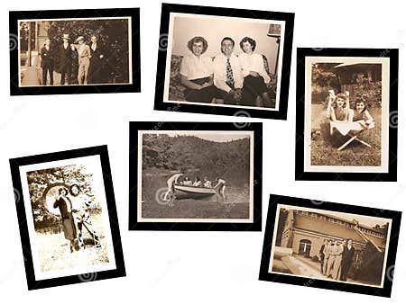 Collage of Old Photos stock image. Image of object, heritage - 14254145