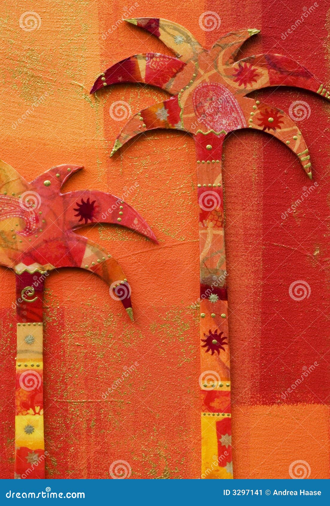 Collage With Palm Trees Royalty-Free Stock Photo | CartoonDealer.com ...