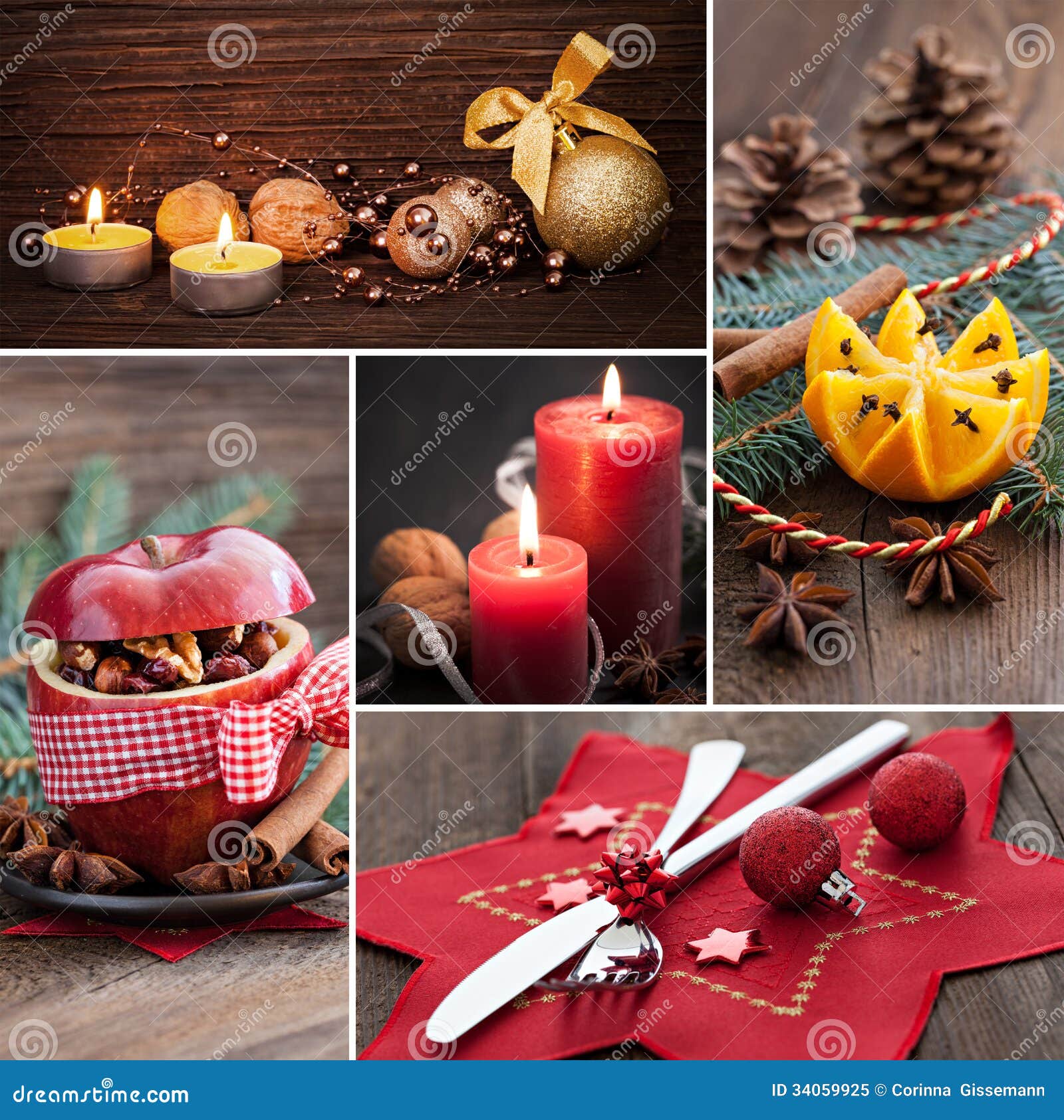 Collage para la Navidad imagen de archivo. Imagen de lugar - 34059925