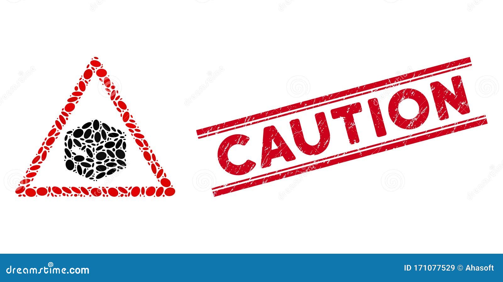 Parcel With Stamp And Label Cartoon Vector | CartoonDealer.com #3241471