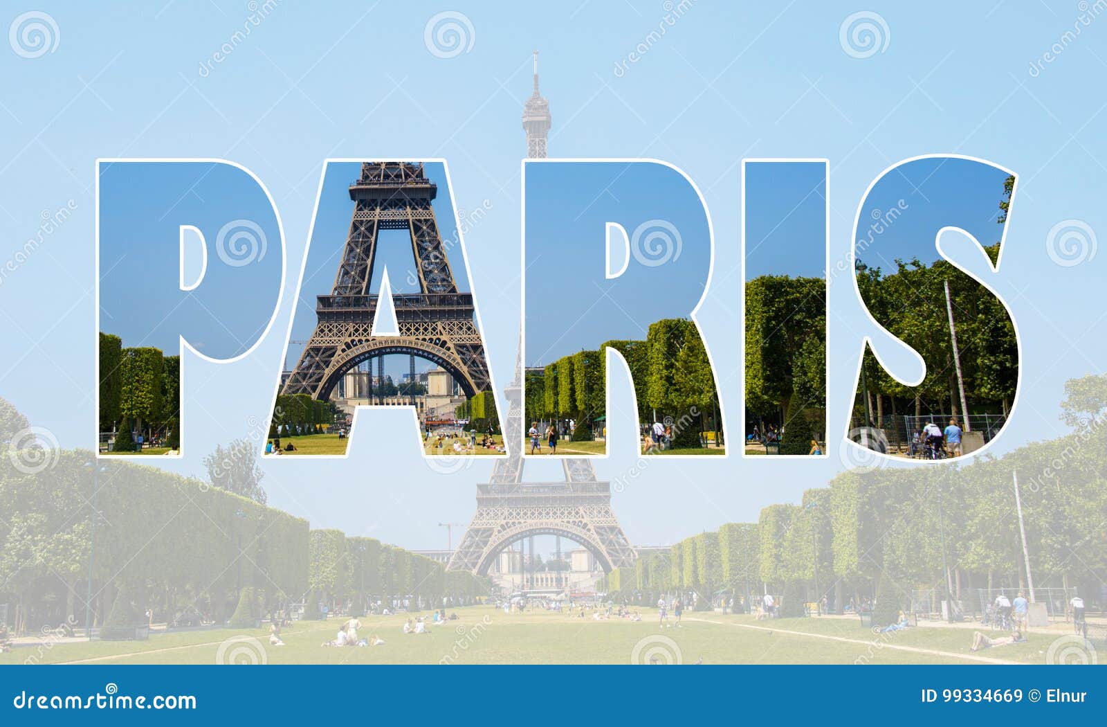 The Collage of Paris Photos Collection Editorial Stock Image - Image of ...
