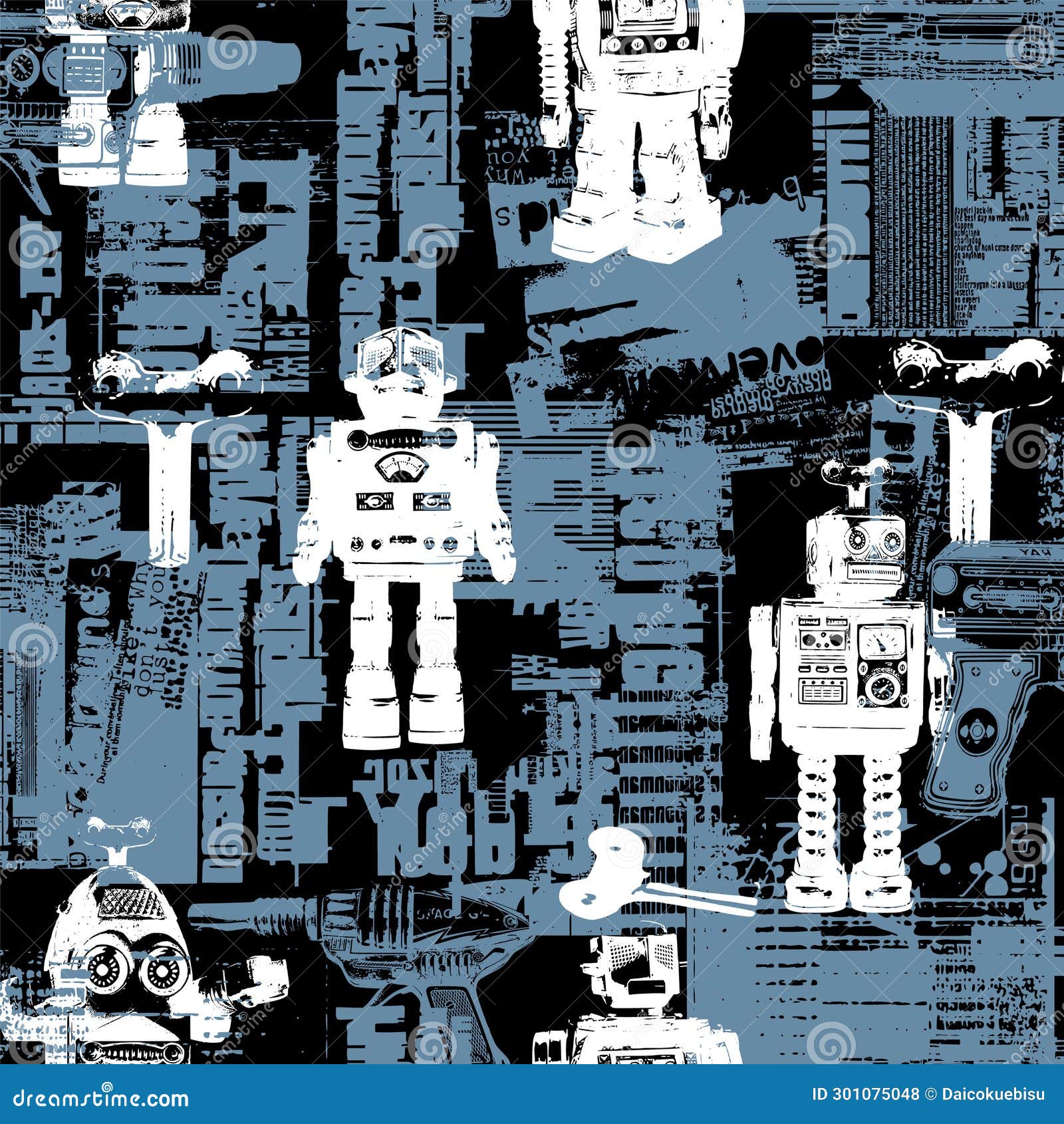 Collage Pattern of Abstract and Meaningless Textures, Stock Vector ...