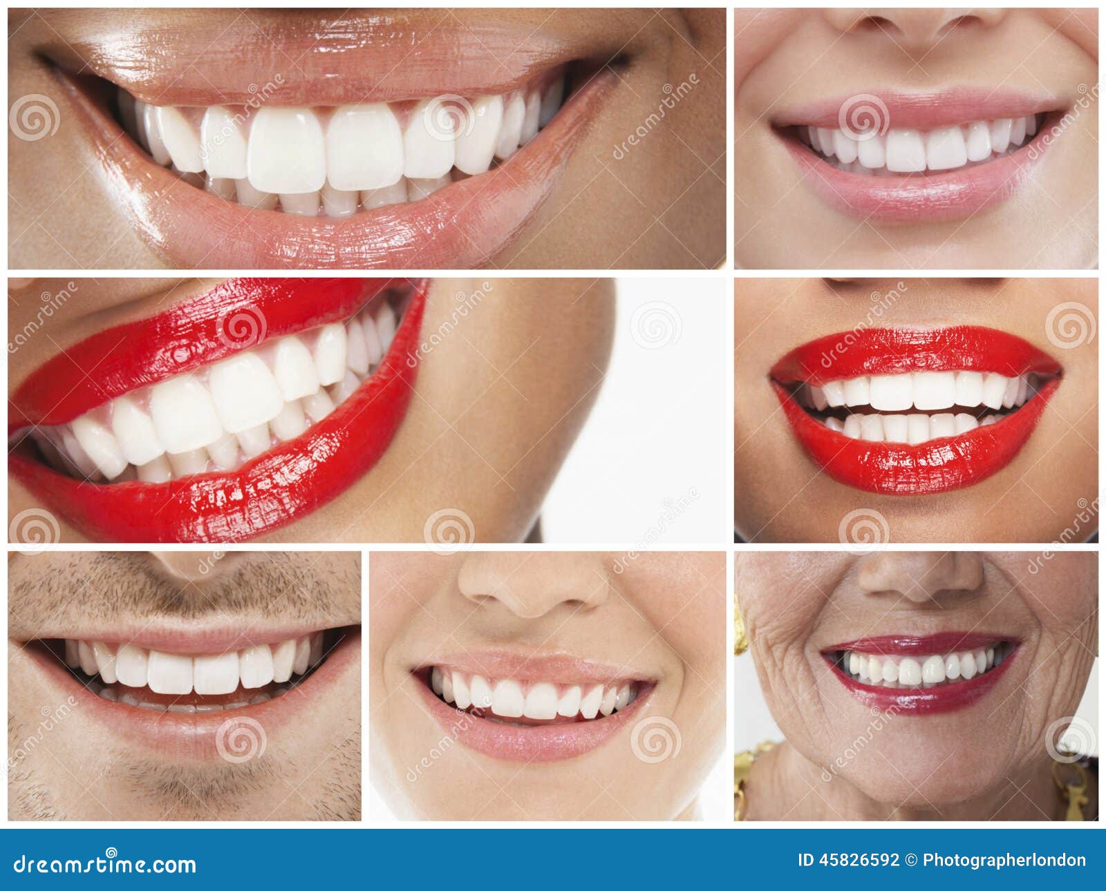 Collage of people smiling stock photo. Image of cropped - 45826592