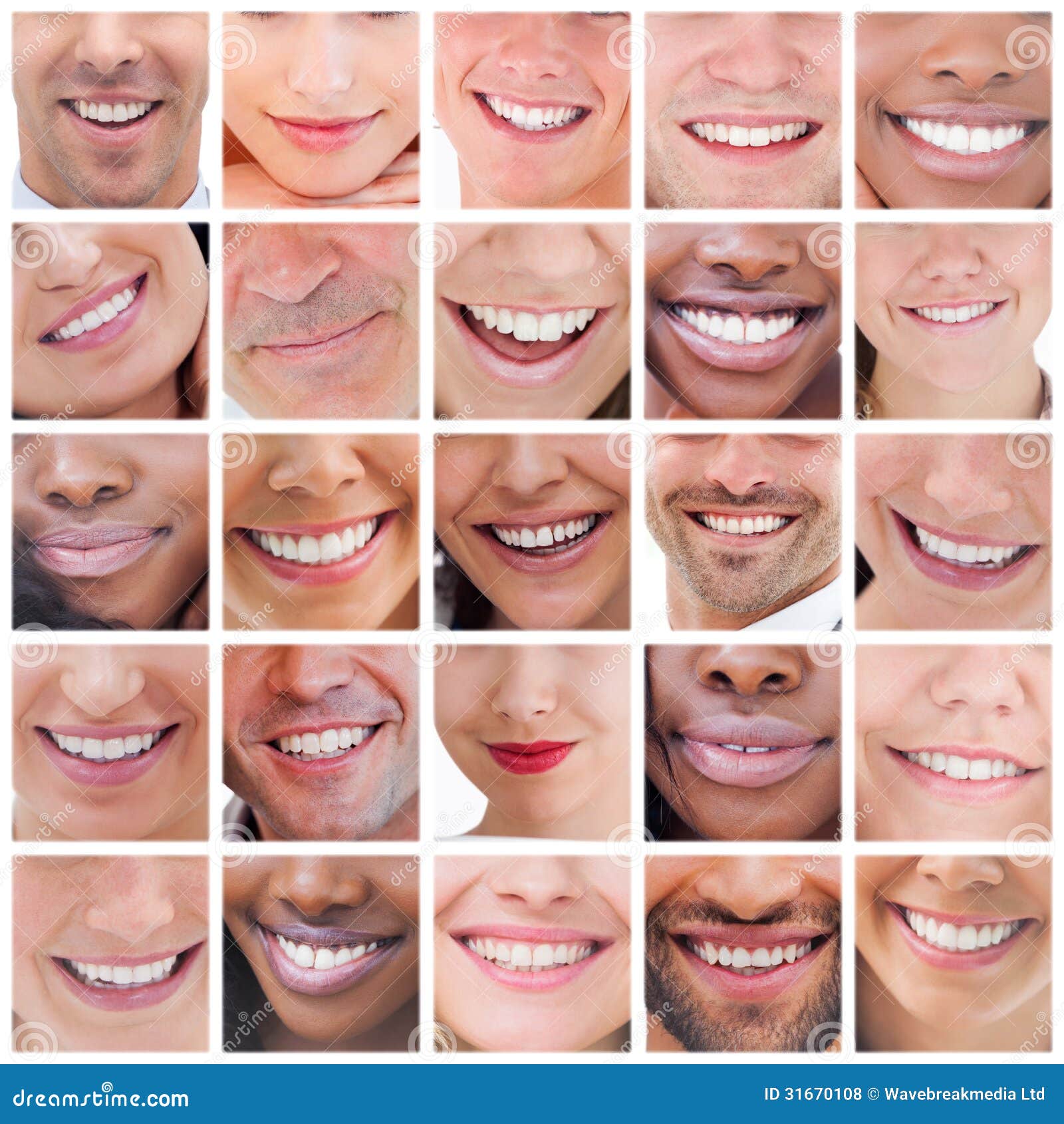 Collage of people smiling stock photo. Image of montage - 31670108