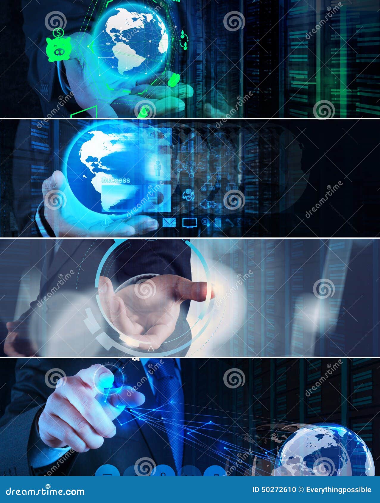 Collage of Photo Business Strategy Stock Photo - Image of business ...