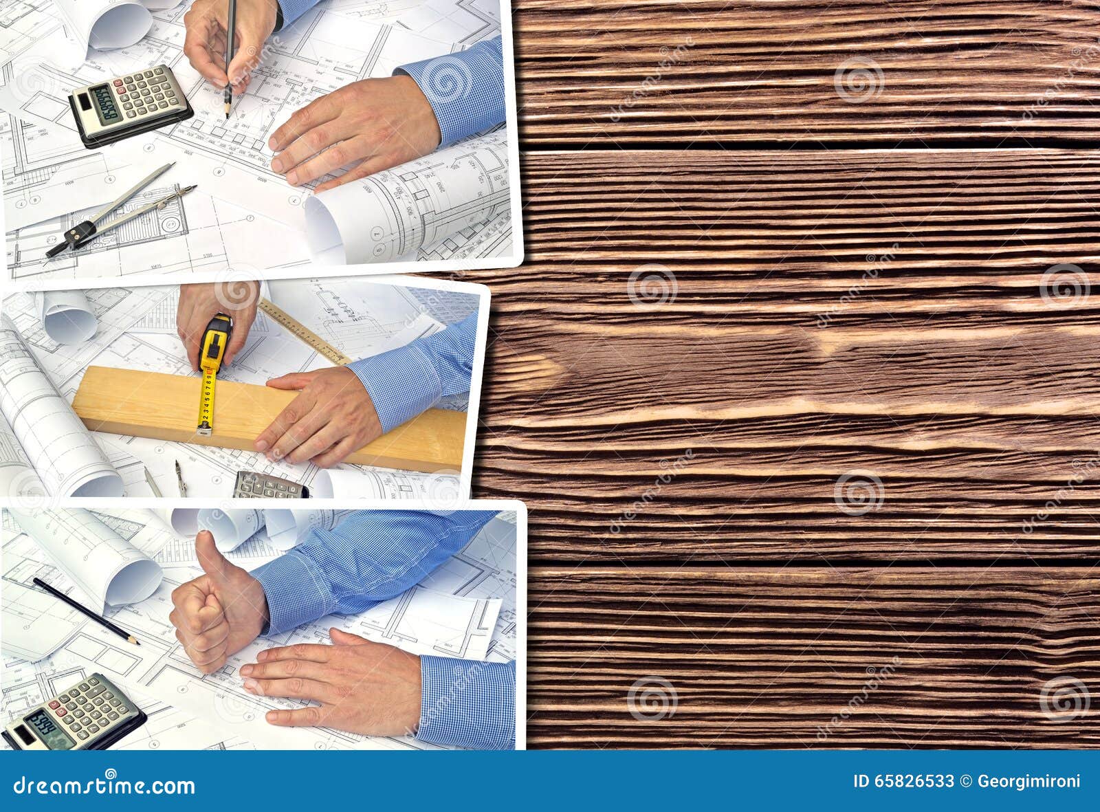 Collage Of Photos Of Drawings Royalty-Free Stock Photography ...