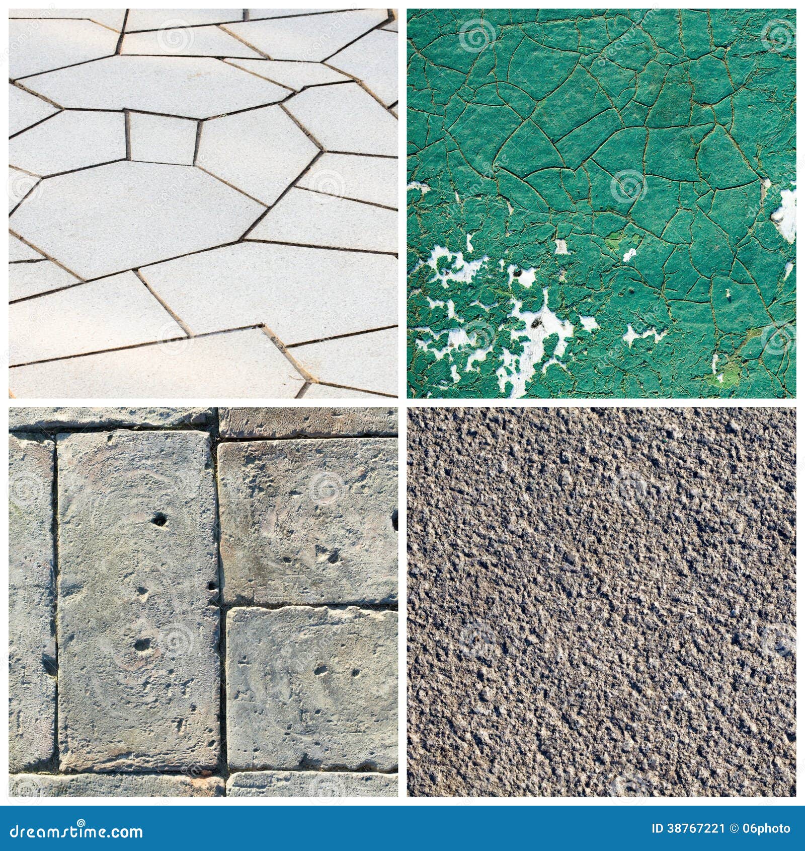 Collage of Photos with Texture Stock Image - Image of brick, color ...