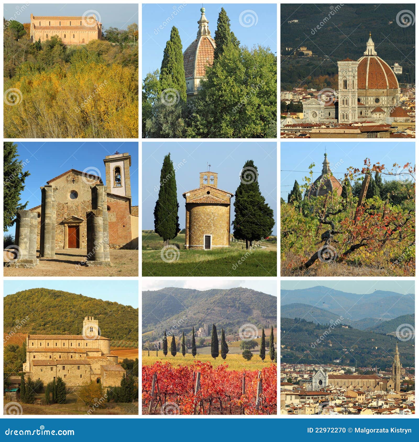Collage with Places of Spirit Stock Photo - Image of antique ...