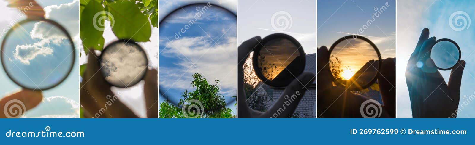 Collage Polarizing Filter for the Camera Lens in Photography ...