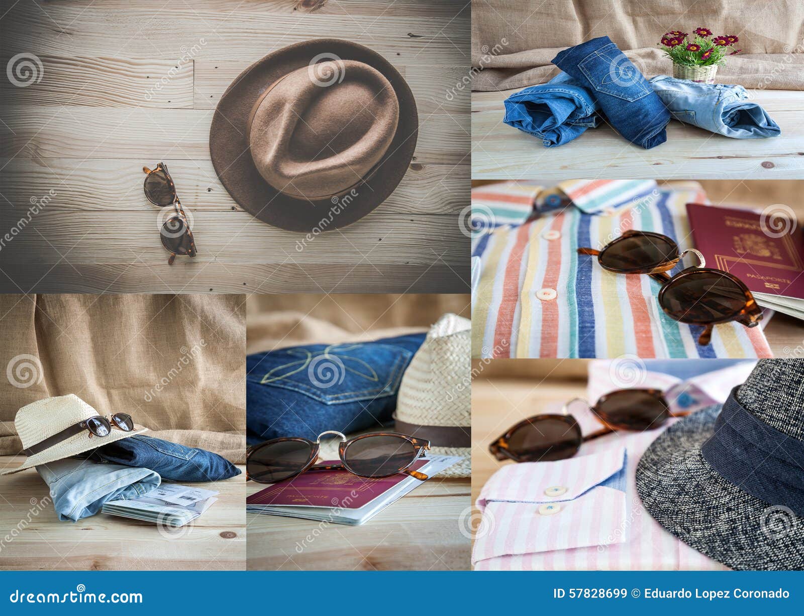 Men Fashion Collage Wallpaper