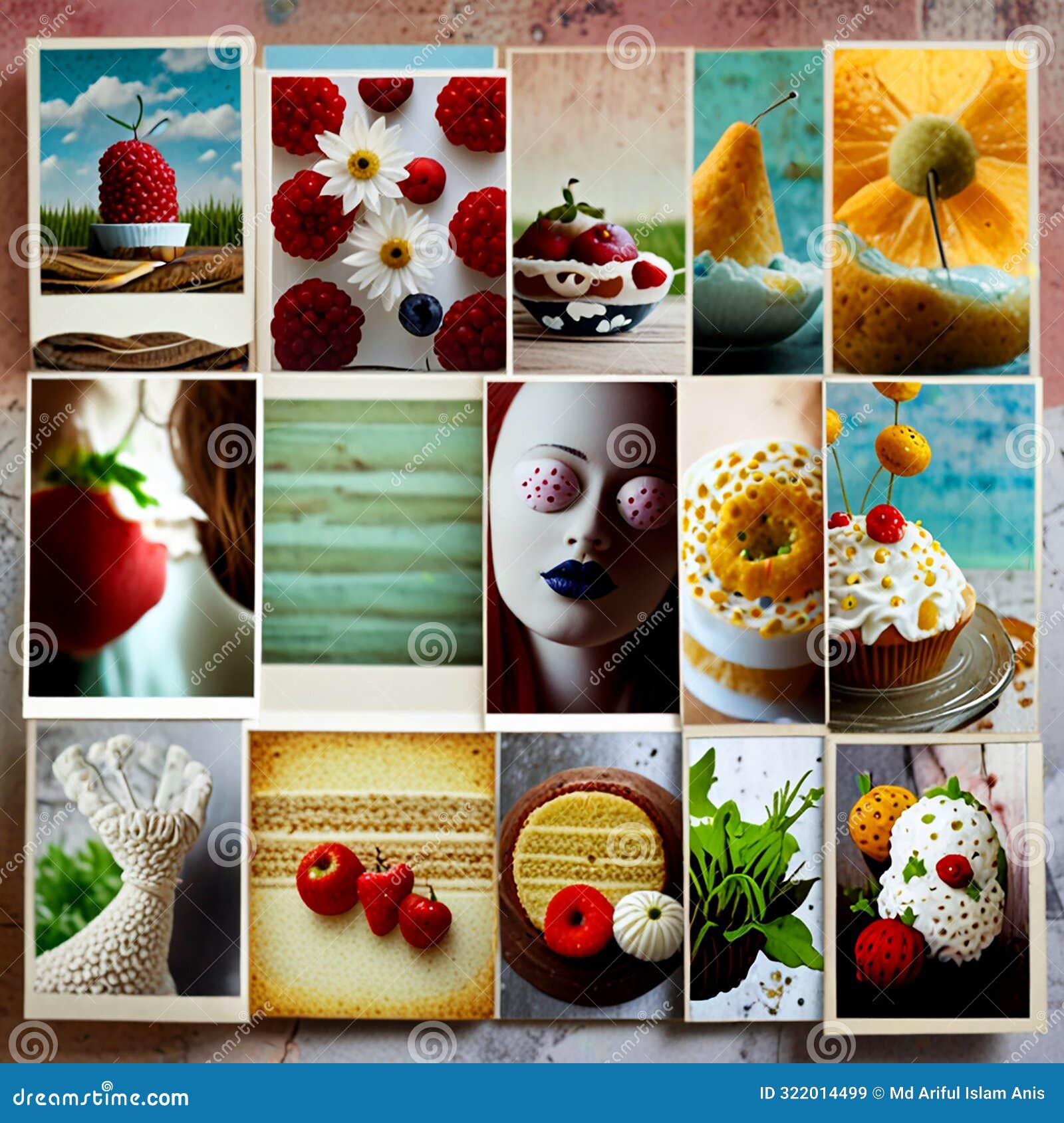 Beautiful Collages stock illustration. Illustration of sale - 322014499