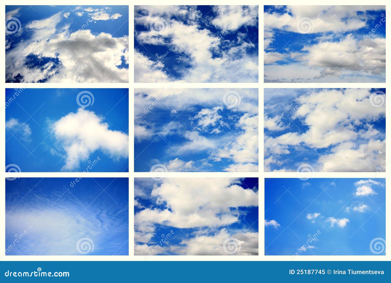Collage Sky stock image. Image of environment, moisture - 25187745