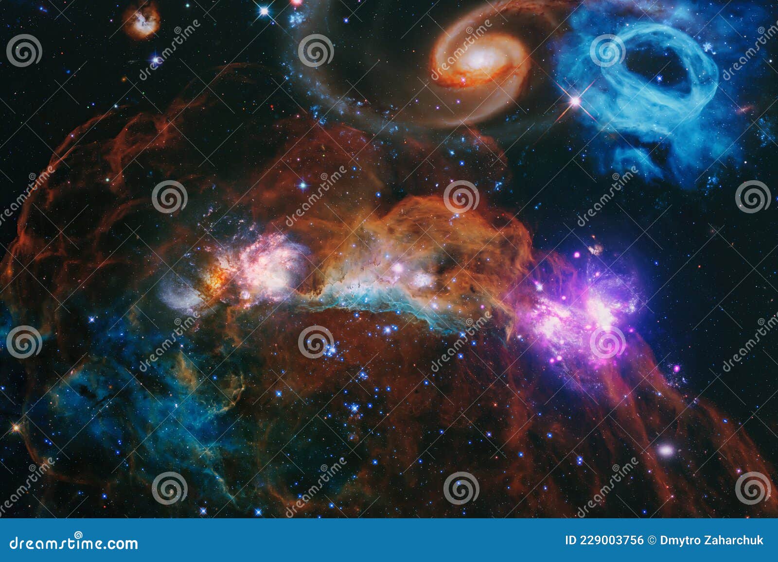 Collage on Space, Science and Education Items. Elements of this Image ...