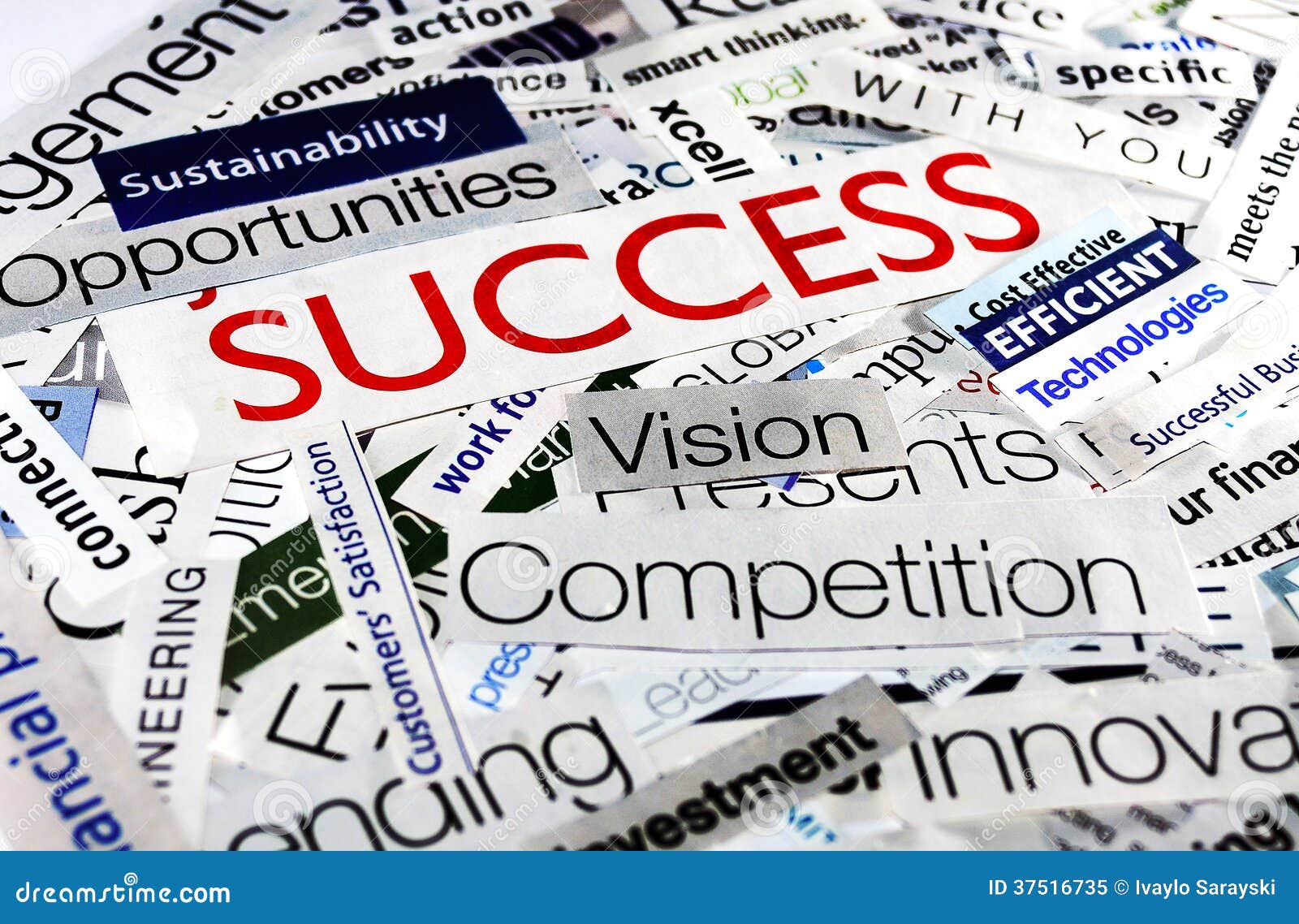 Collage success stock image. Image of finance, headline - 37516735