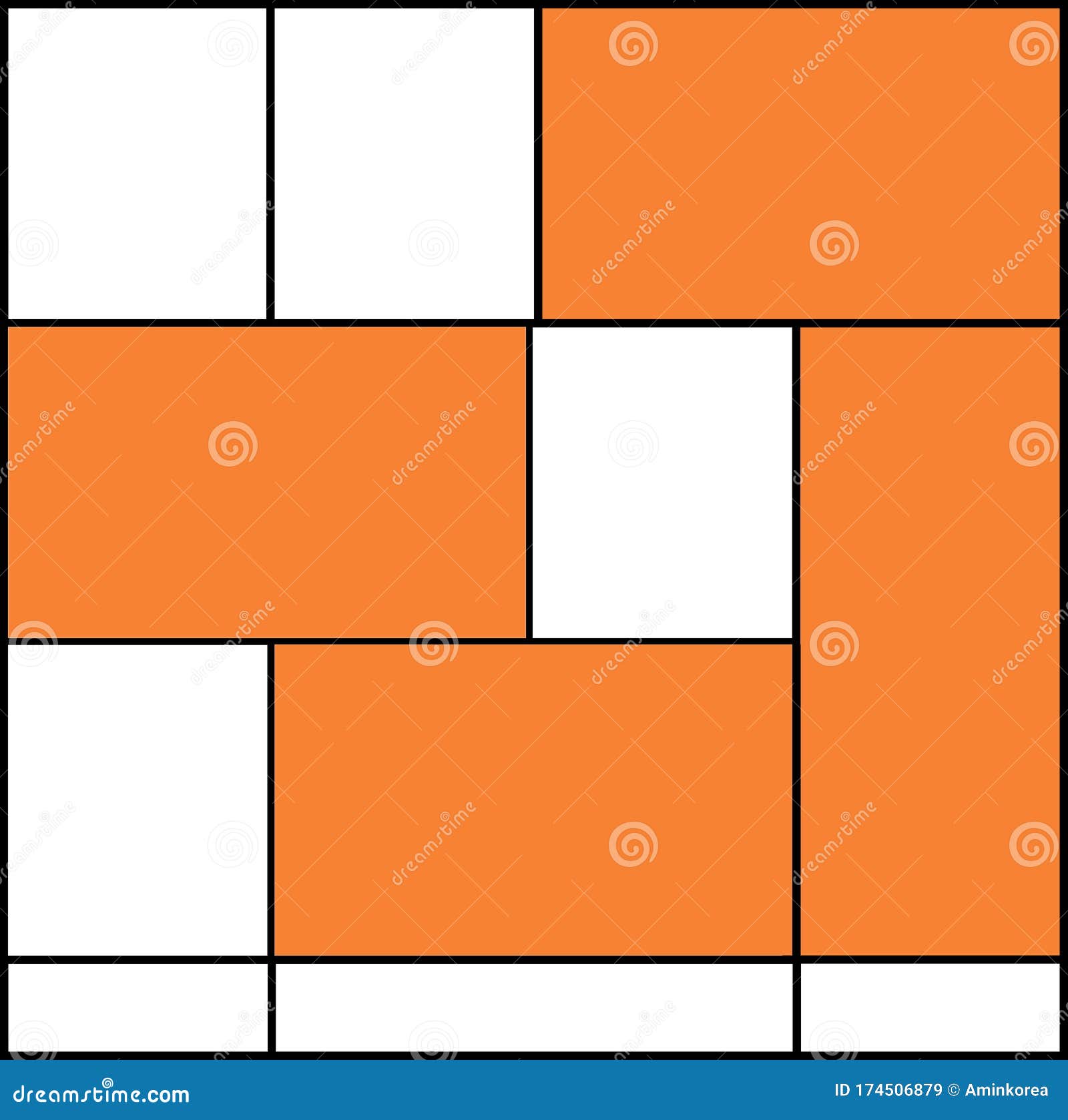 Collage Template for Eleven Photos Stock Illustration - Illustration of ...