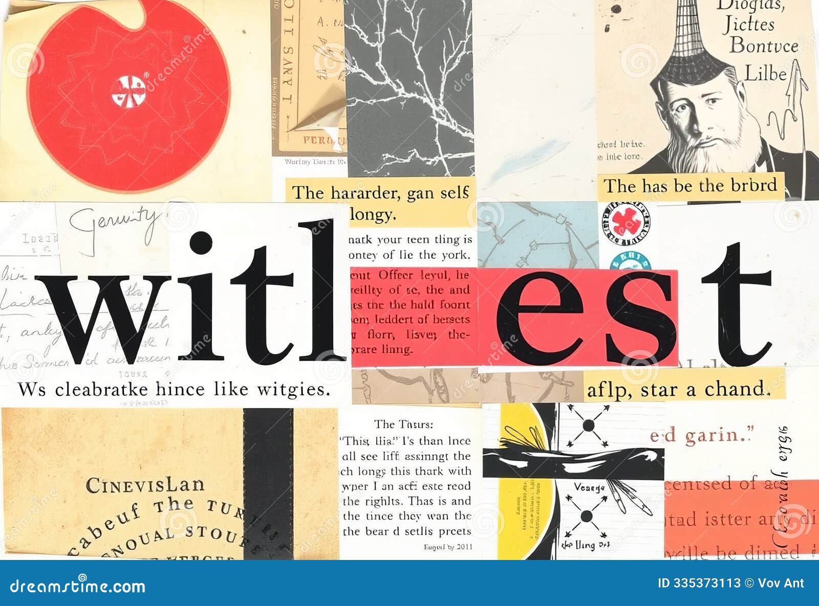 Collage With Text Incorporating Text Into The Collage Adding A L ...