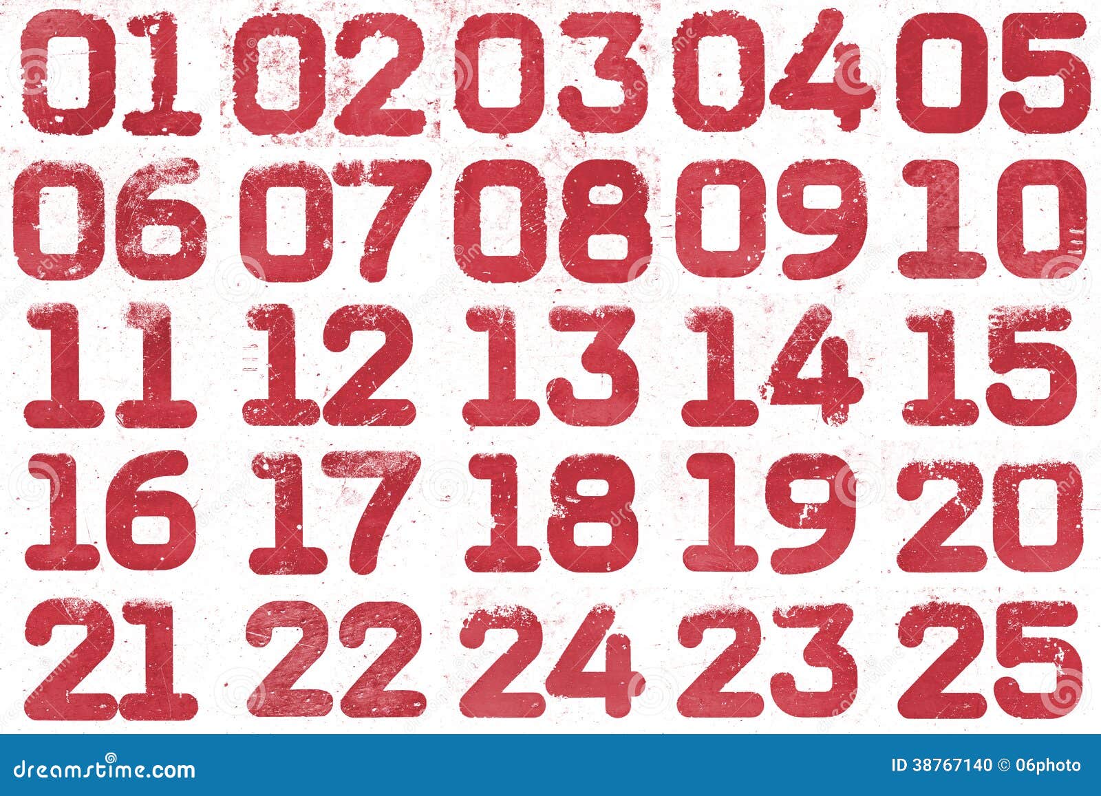 Collage of Textural Numbers Stock Photo - Image of symbol, background ...