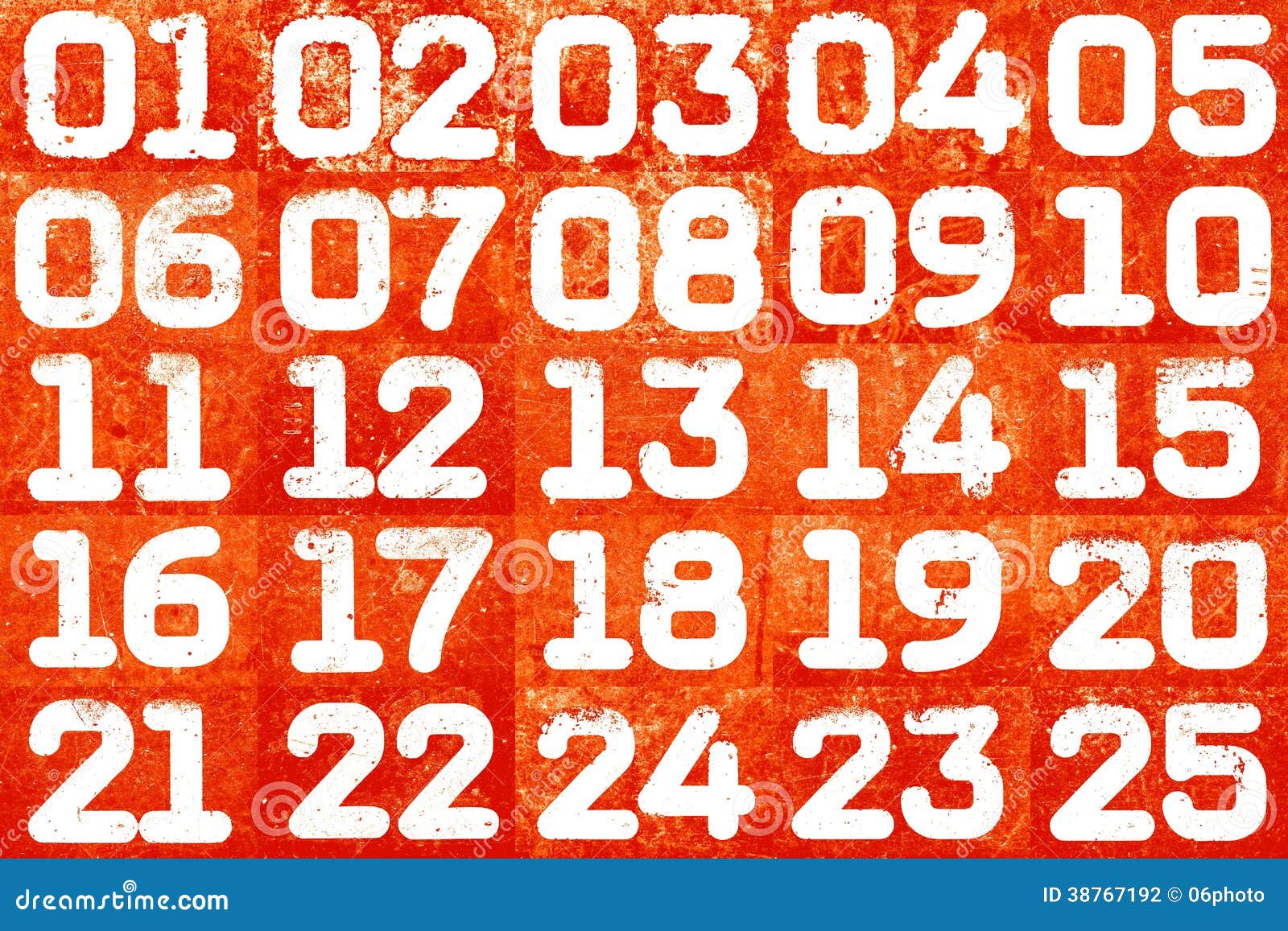 Collage Of Textural Numbers Royalty-Free Stock Image | CartoonDealer ...