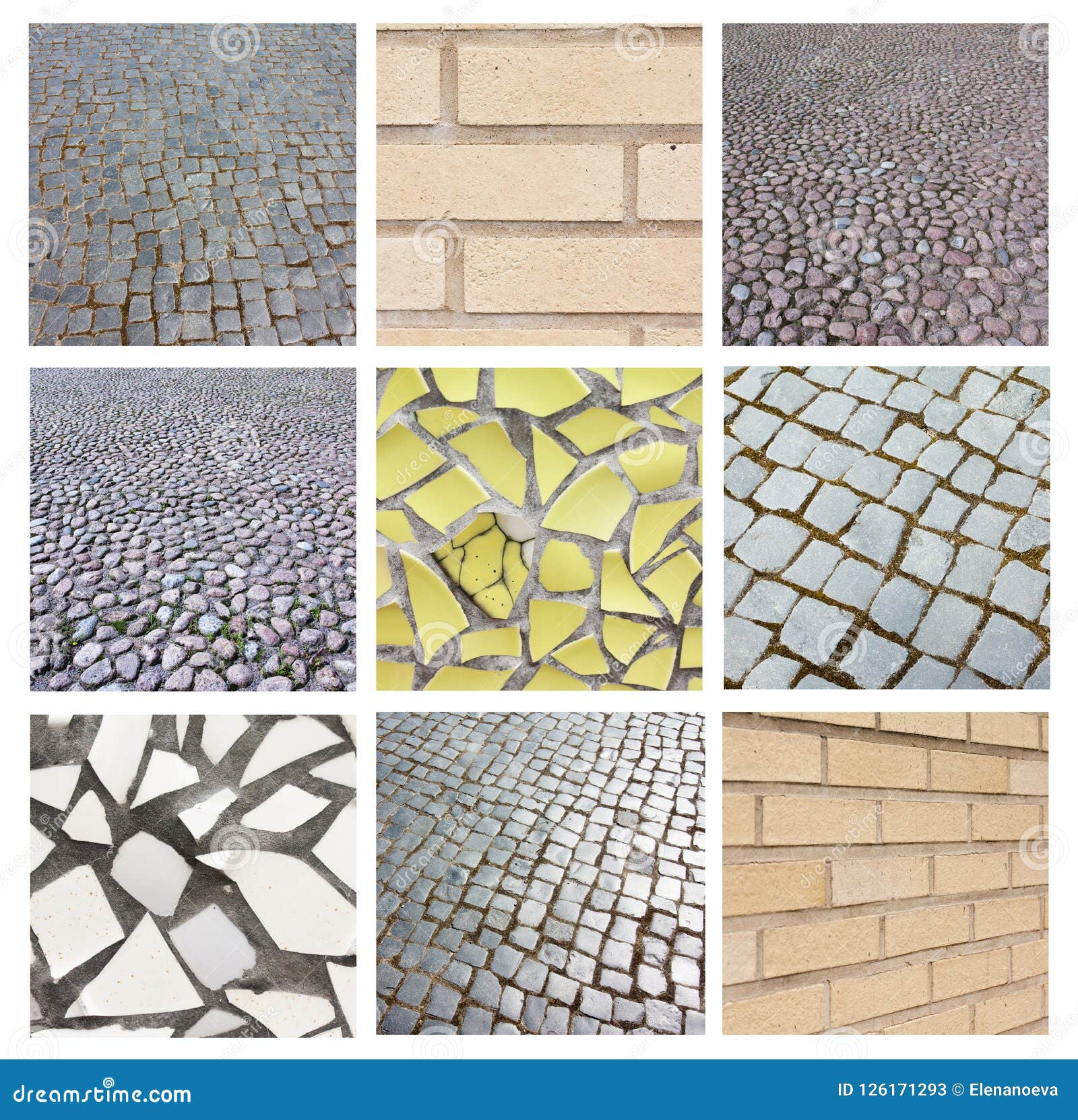 Brick Mosaic Texture With Irregular Shapes Royalty-Free Stock Image ...