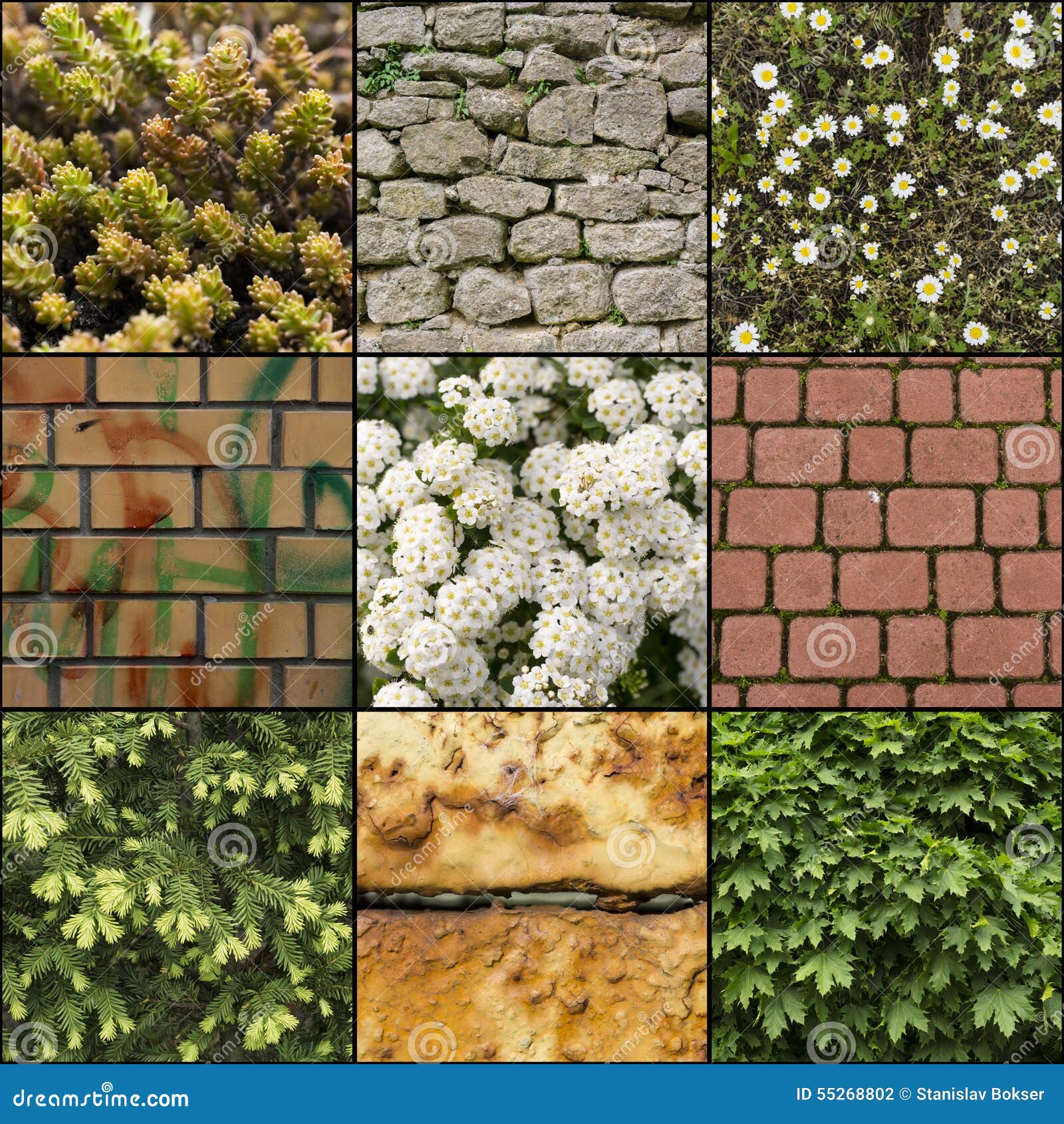 Collage of textures mix stock photo. Image of lots, pattern - 55268802