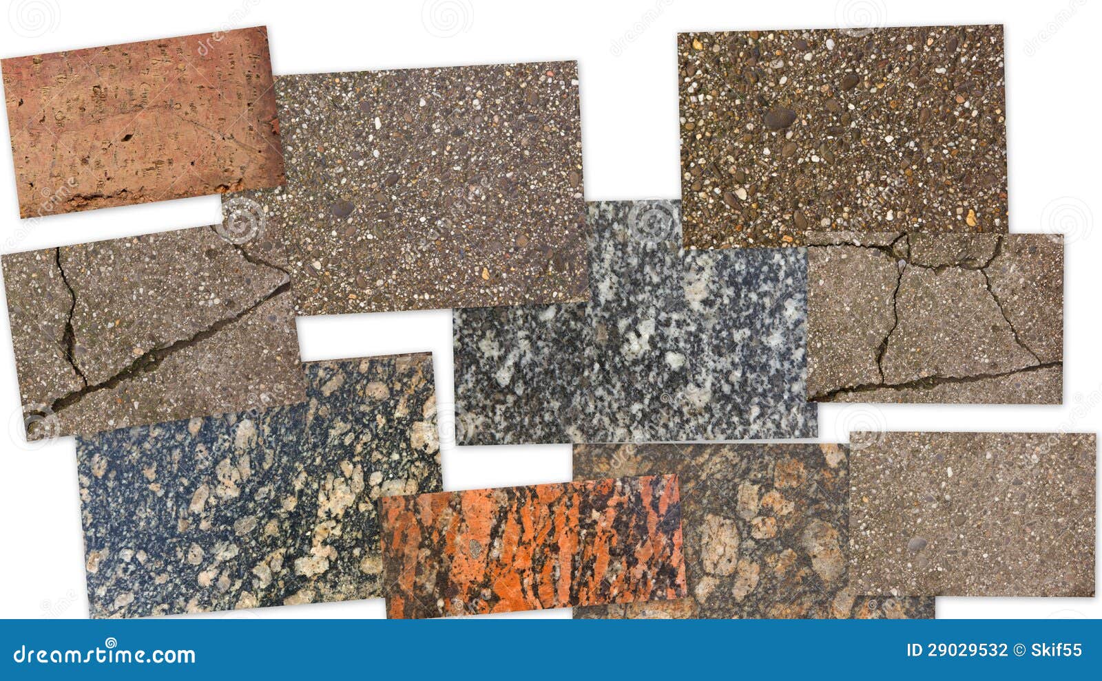 Collage of textures stone stock photo. Image of crystal - 29029532