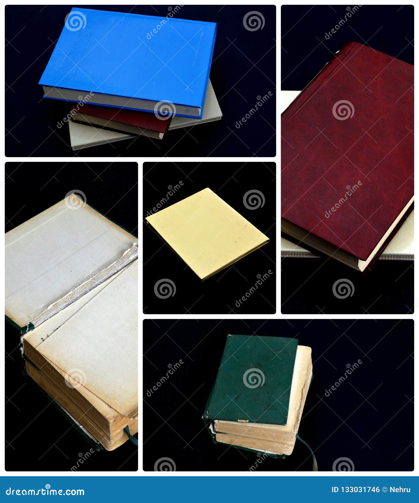 Collage of a Various Books, Education Concept Stock Photo - Image of ...