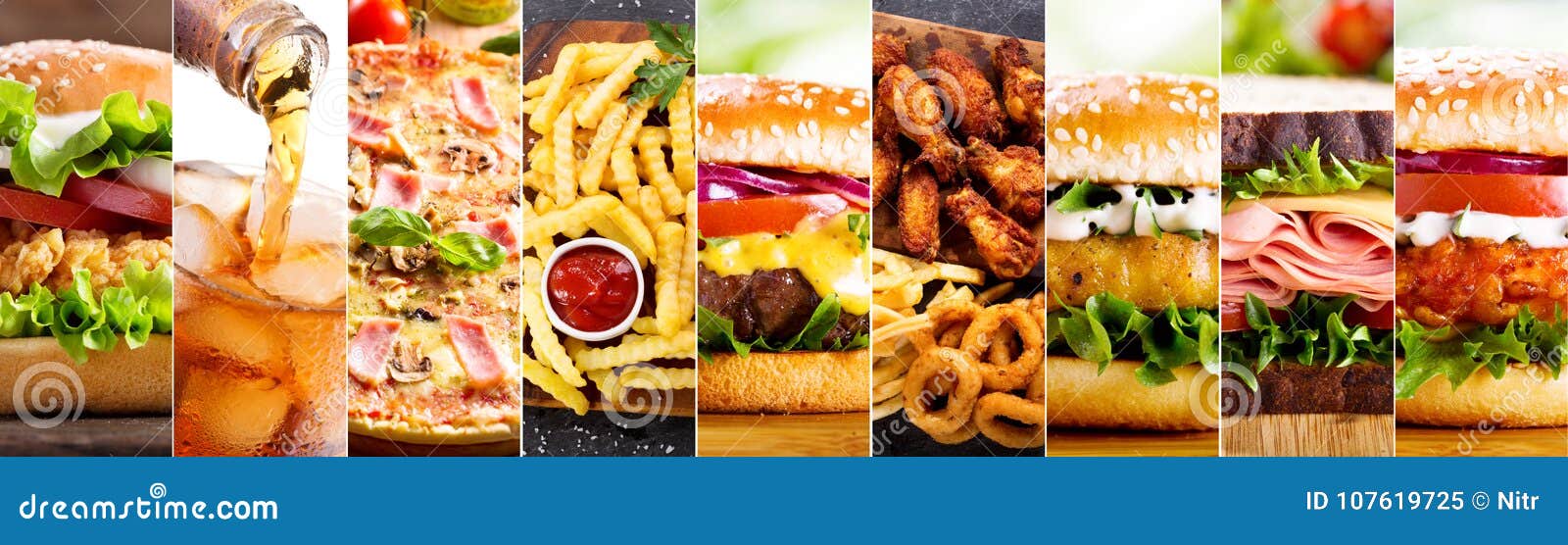 Fast Food Collage