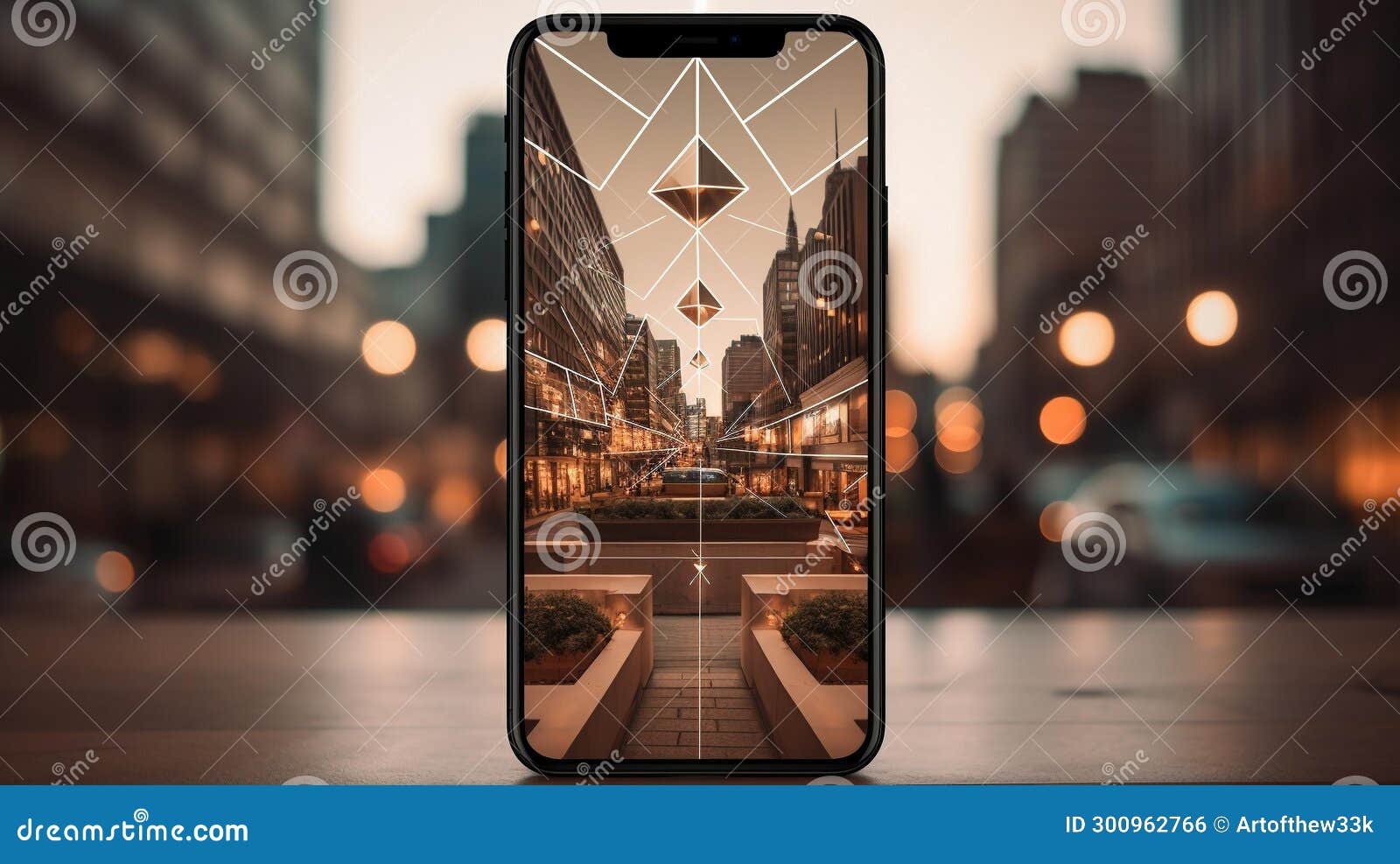 A Collage of Various Geometric Shapes, Arranged in an Interesting Way ...