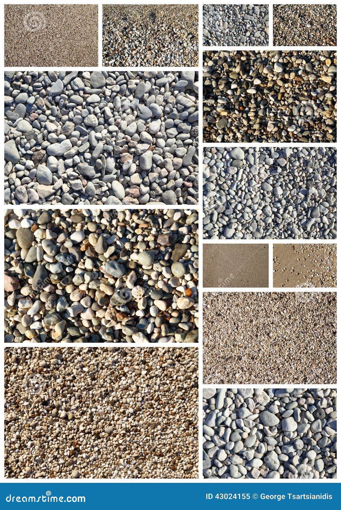 Collage of various sand stock image. Image of decoration - 43024155