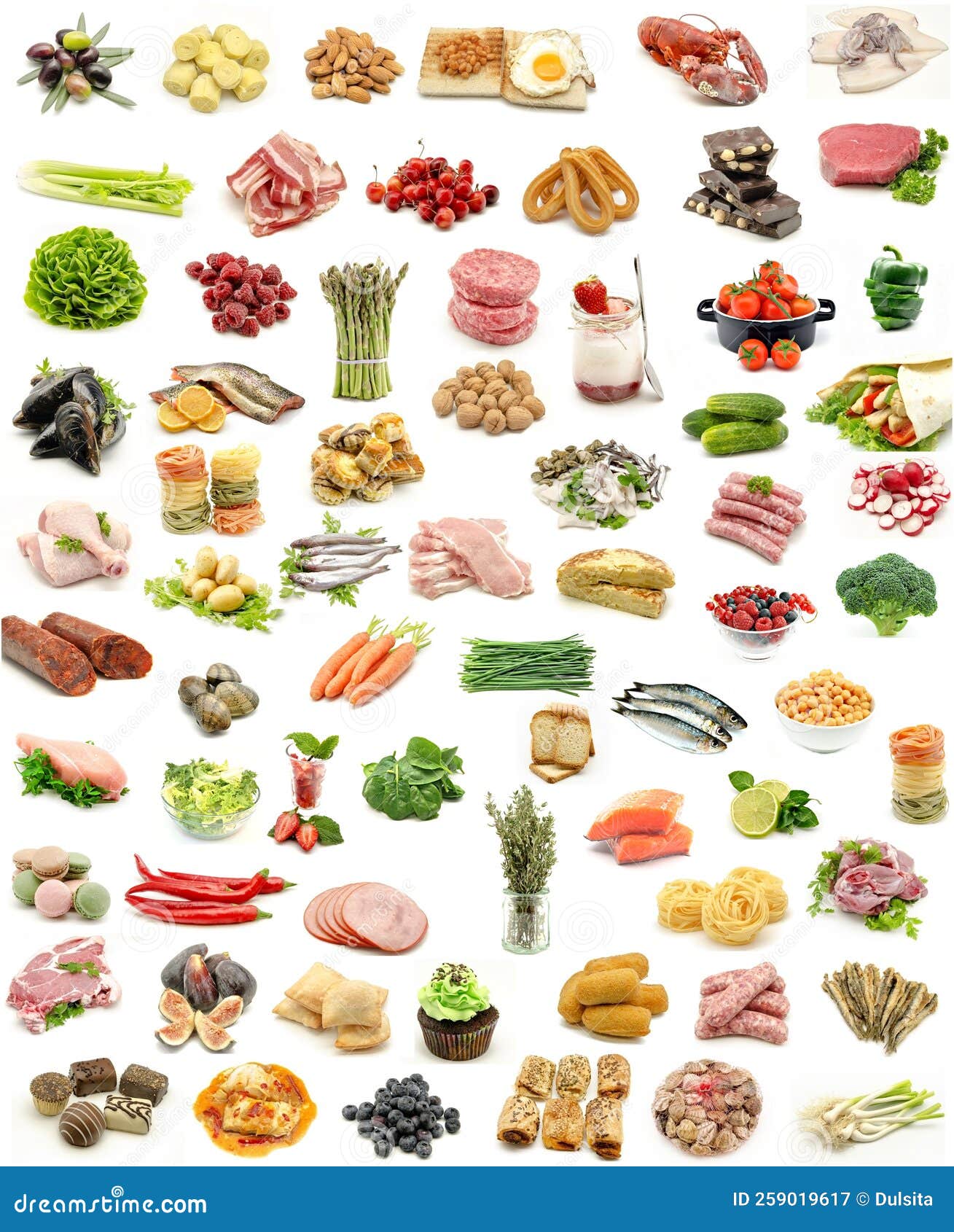 Collage food assortment stock image. Image of chocolate - 259019617