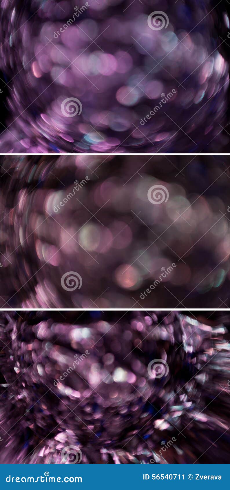 Collage of Violet Abstract Light Bokeh Stock Image - Image of abstract ...