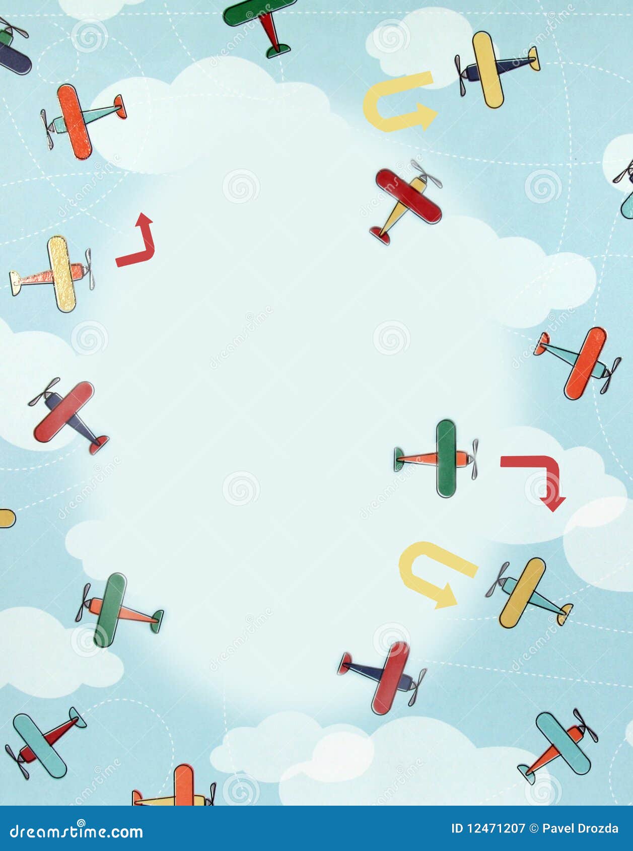 Collage, vliegtuigen stock illustratie. Illustration of wijnoogst ...