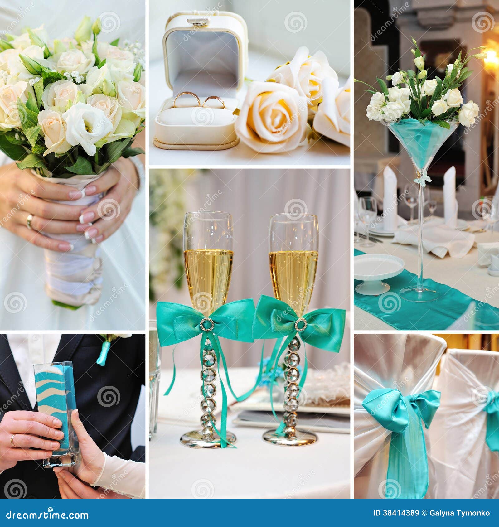 Turquoise Color Wedding