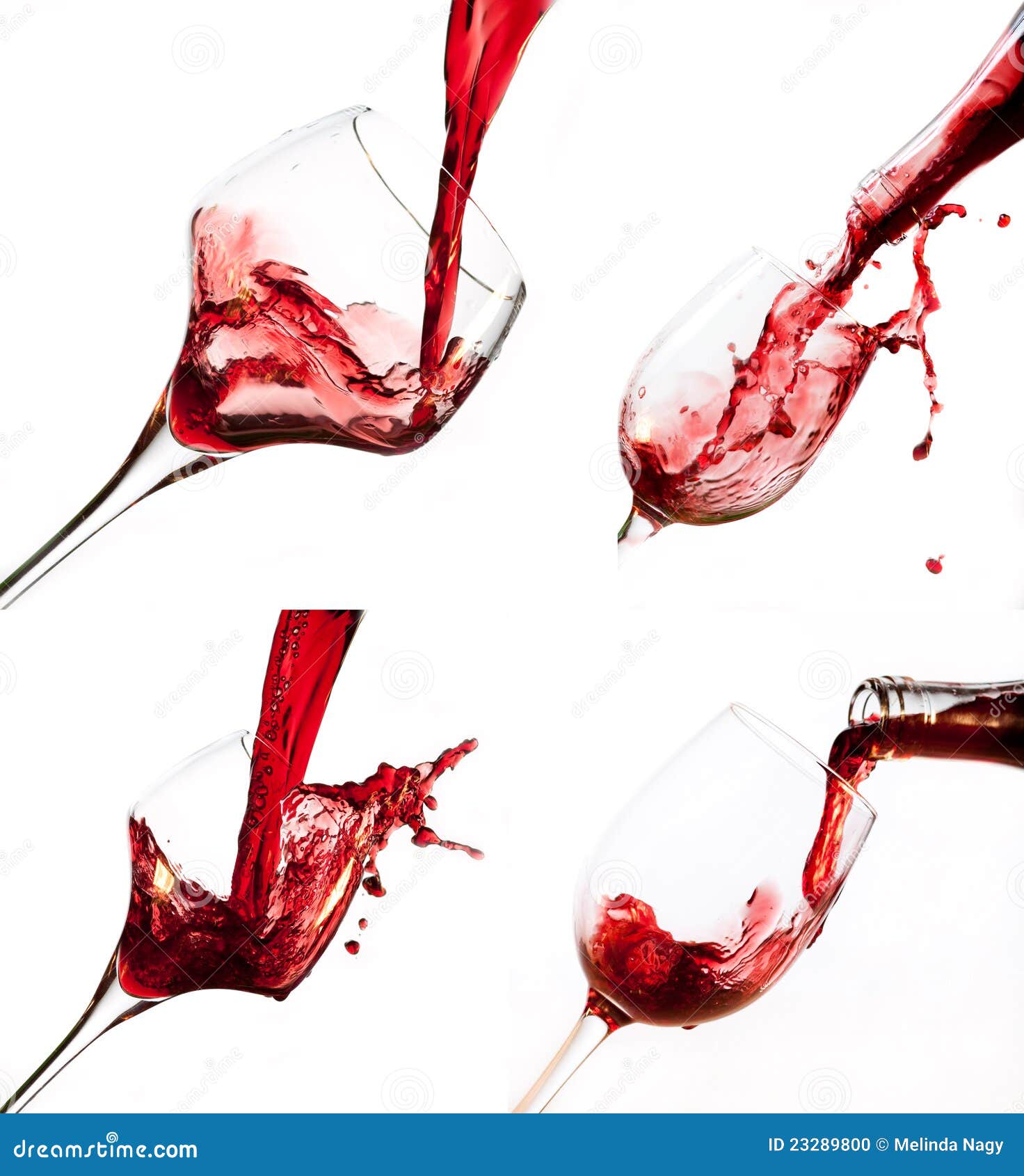 Collage of wine shots stock photo. Image of lounge, elegant - 23289800