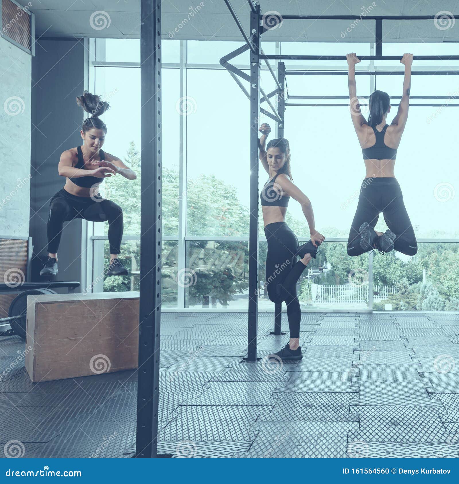 Functional Training Workout Stock Photo - Image of muscles, indoor ...